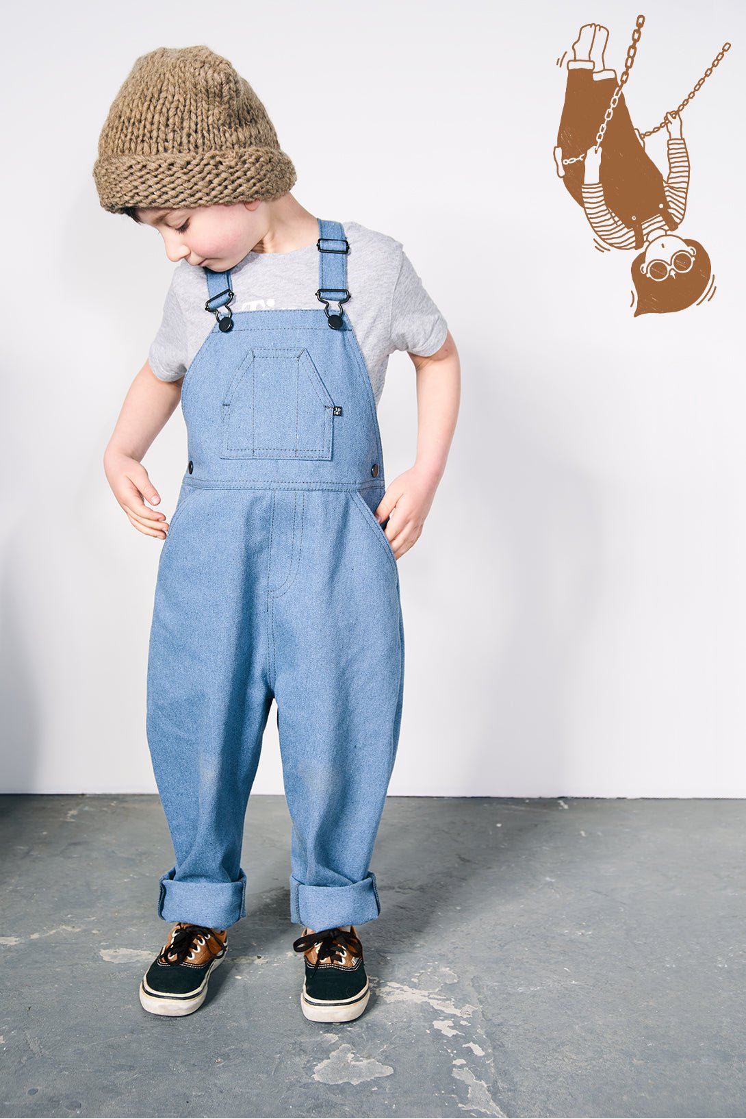 Ethical denim for kids & adults | Over All 1516 | Made in Australia